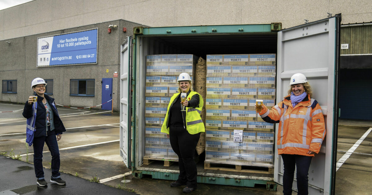 Duvel Moortgat | 3000th container by boat